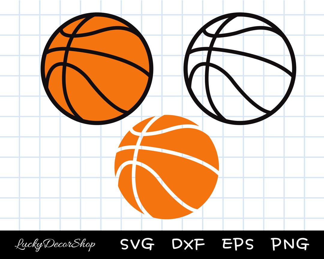 Basketball SVG, Basketball Cut Files, Basketball Vector Files ...