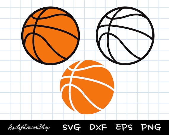 Basketball SVG Basketball Cut Files Basketball Vector Files - Etsy