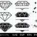 Diamond SVG, Diamond Cut Files, Diamond Clipart, Instant Download ...
