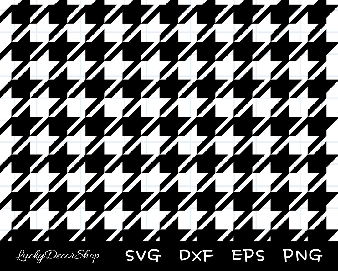 Pattern SVG, Hound Tooth Check Svg, Check Svg, Cut Files, Cricut ...
