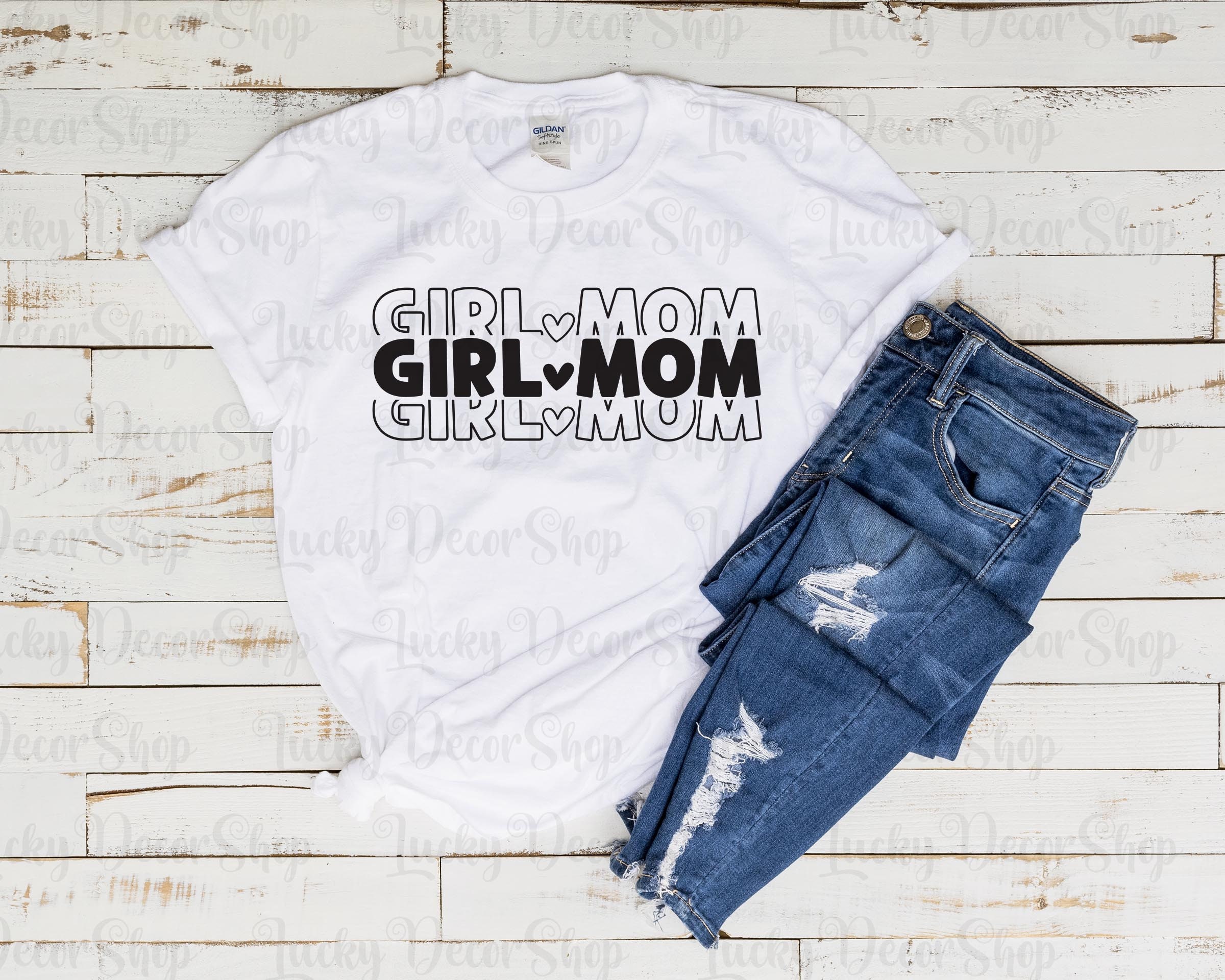 Girl Mom SVG: Shirt Design Cut Files (digital Download) - Etsy