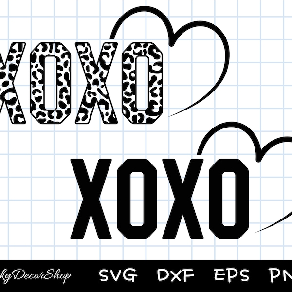 Xoxo Svg - Etsy