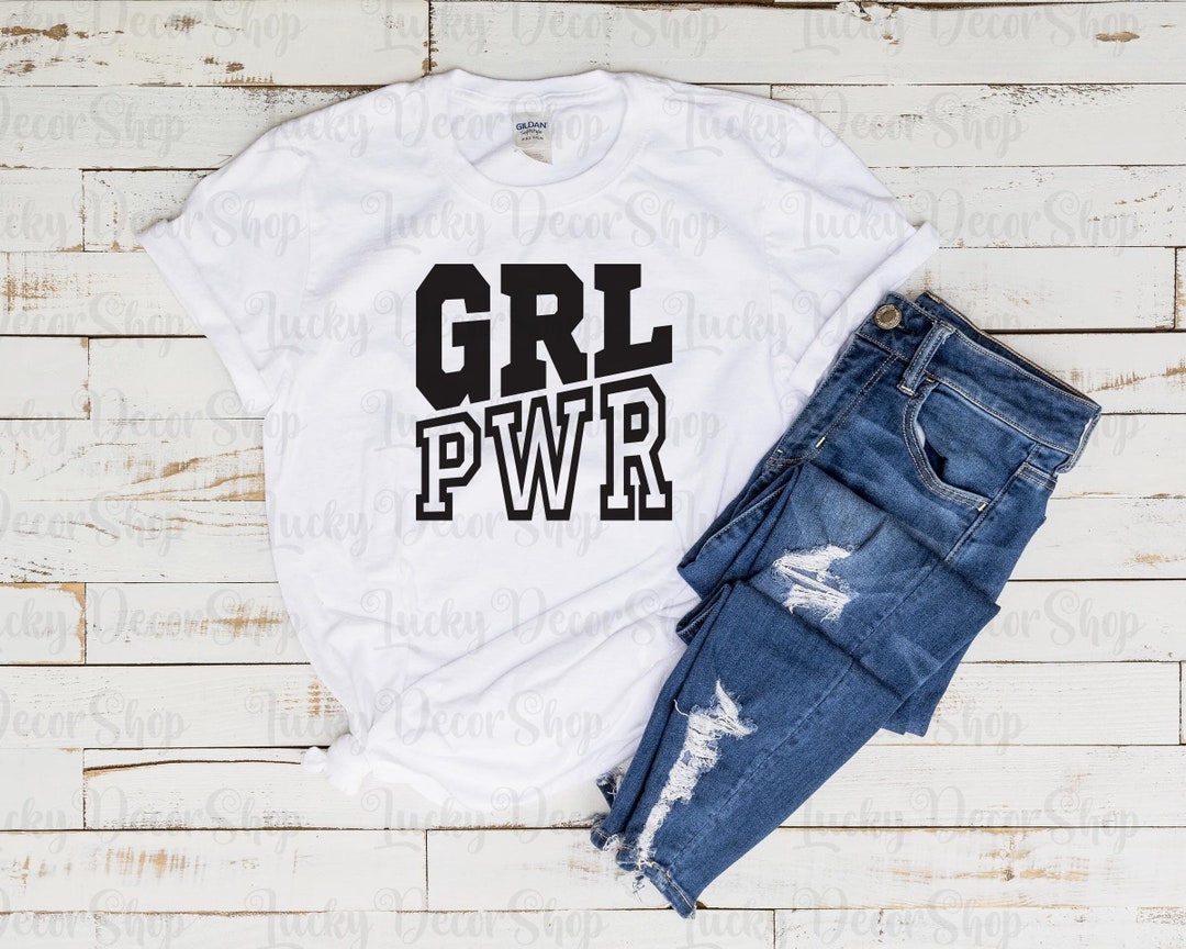 GRL PWR SVG, Girl Power Svg, Girls Tshirt, Silhouette, Cricut, Cut File ...