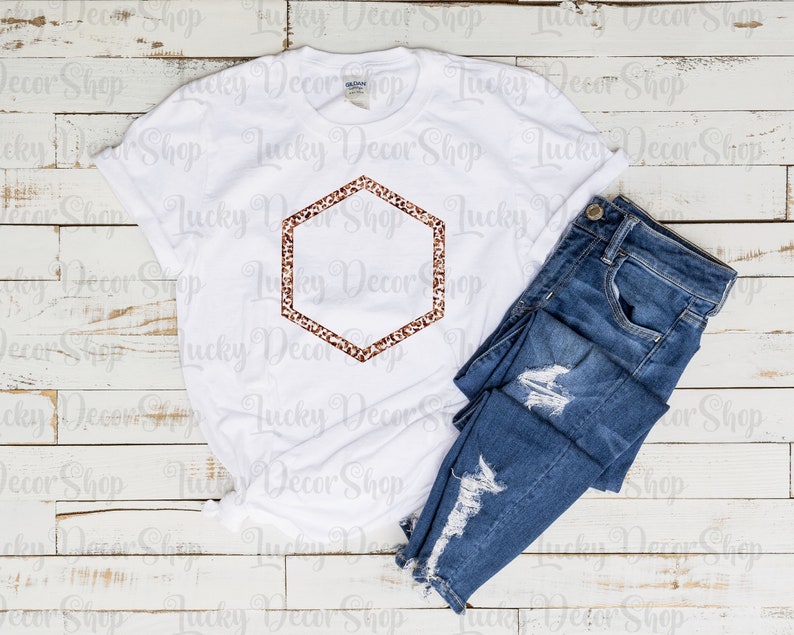 Hexagon Frame Svg Hexagon Leopard Frame Svg Border Svg - Etsy