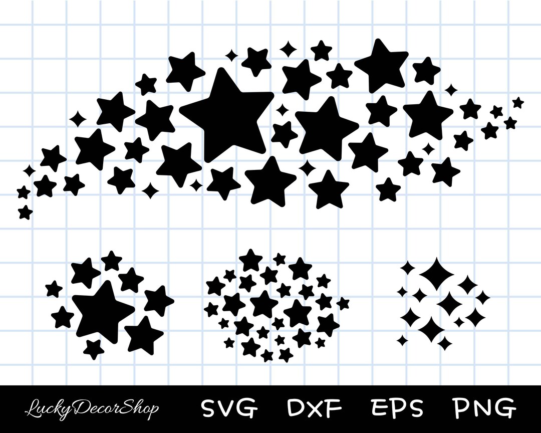 Star Svg, Star Clipart, Star PNG, Star Cut Files, Star Vector, Cut ...