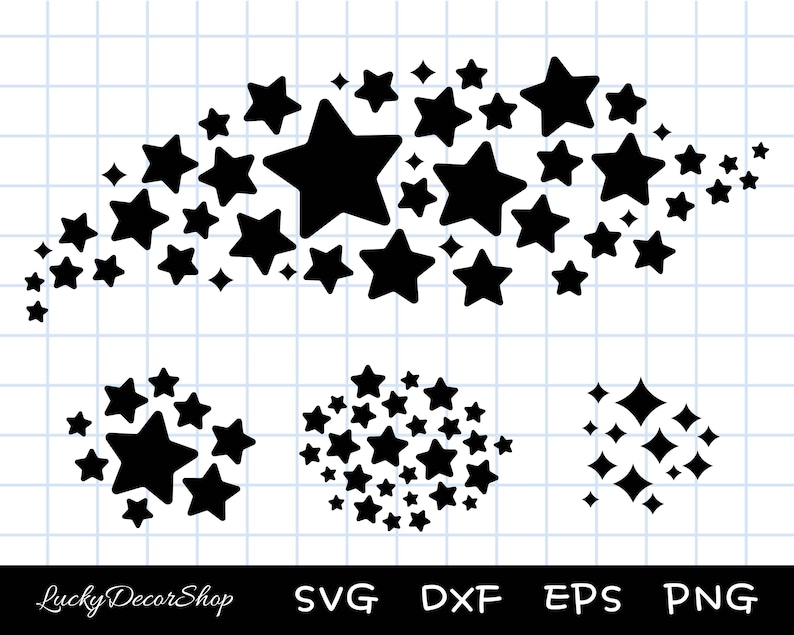 Star Svg, Star Clipart, Star PNG, Star Cut Files, Star Vector, Cut ...