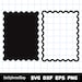 Wavy Wave Frame SVG Border Shapes: Cricut, Silhouette (digital Download ...