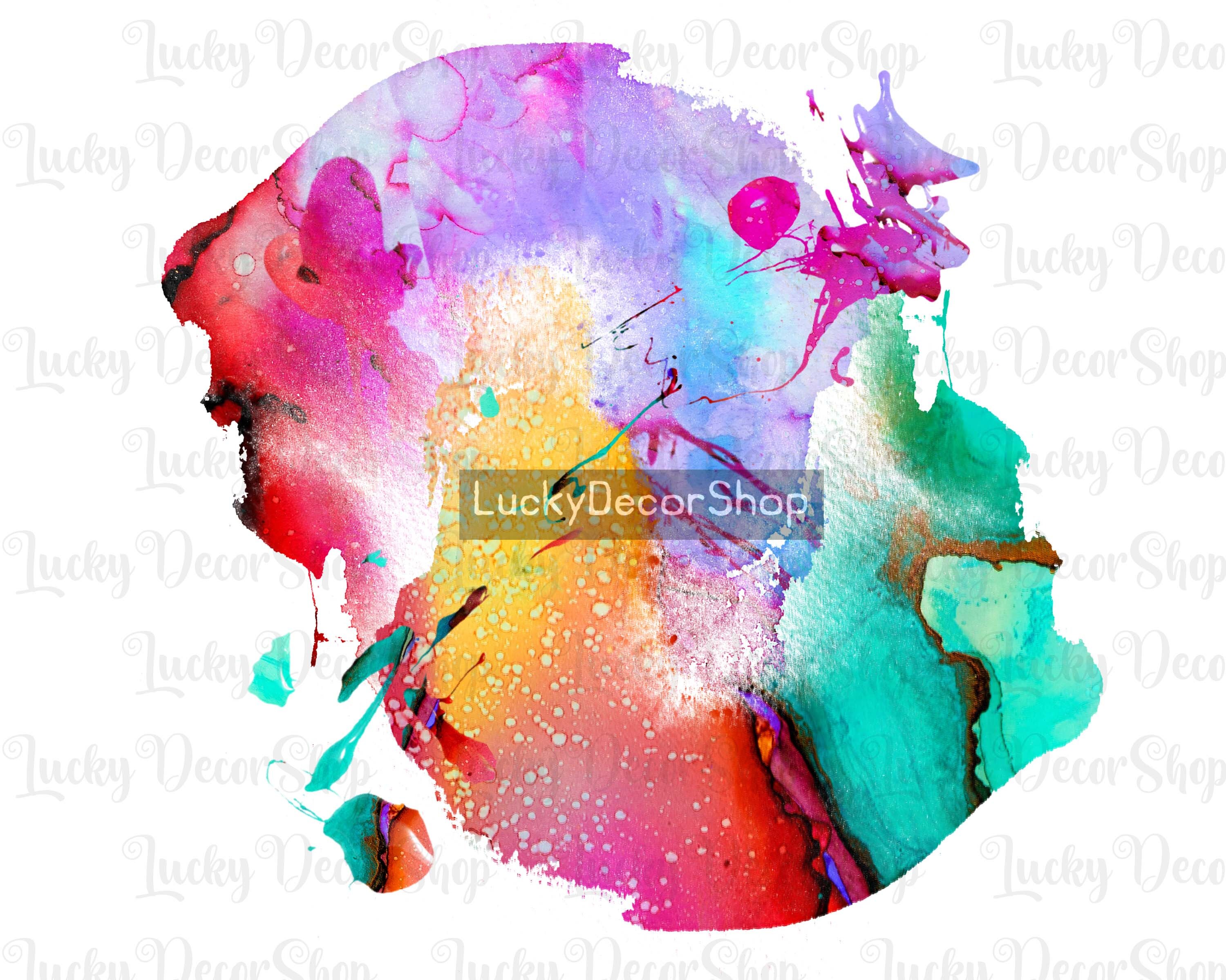 Watercolor Splash PNG Color Splashes Watercolor Backgrounds - Etsy