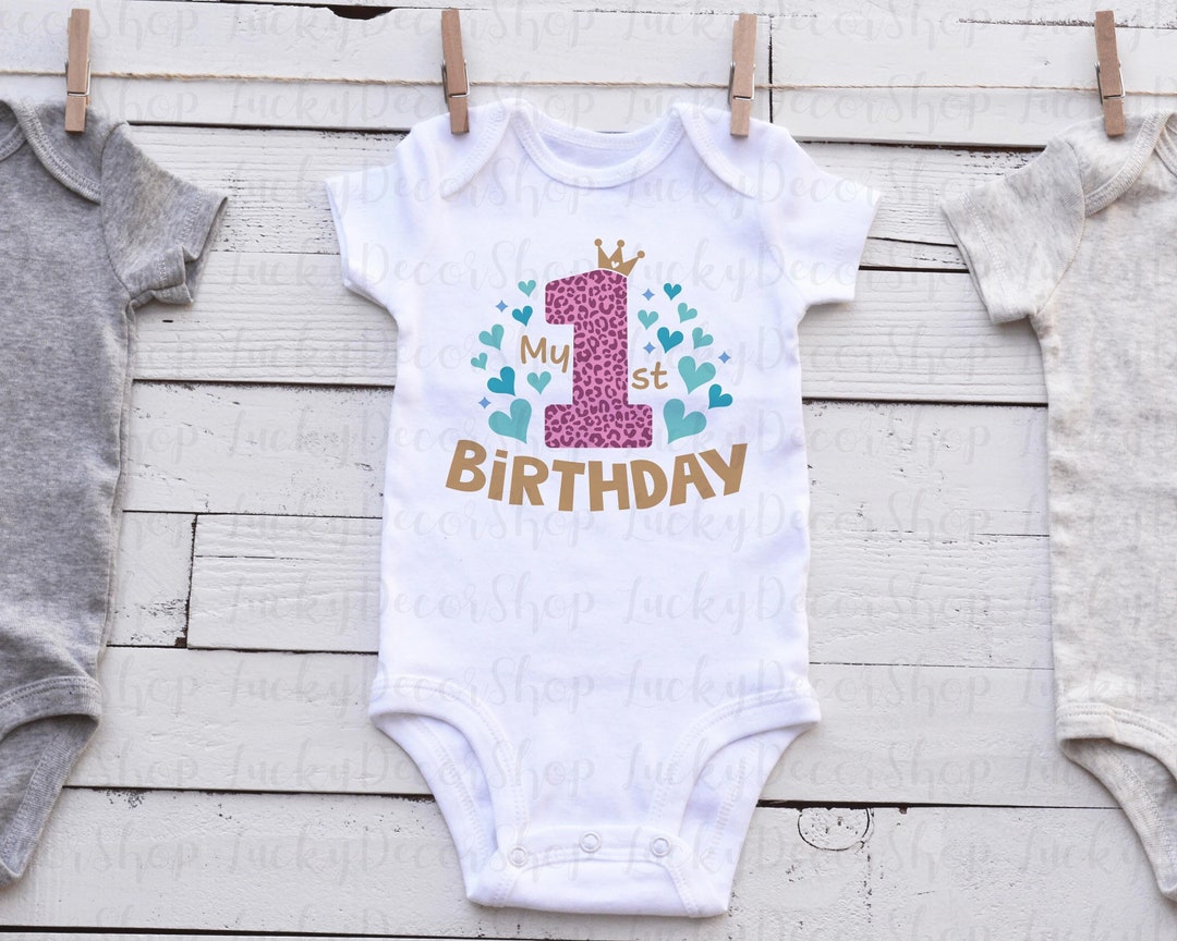 My 1st Birthday SVG, My First Birthday Svg, Baby Birthday, Birthday Svg ...