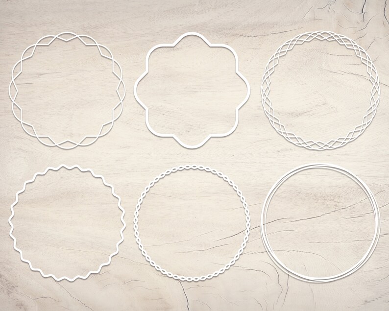 CIRCLE FRAME Svg, Circle Svg, Circle Monogram Svg, Circle Svg, Frame ...