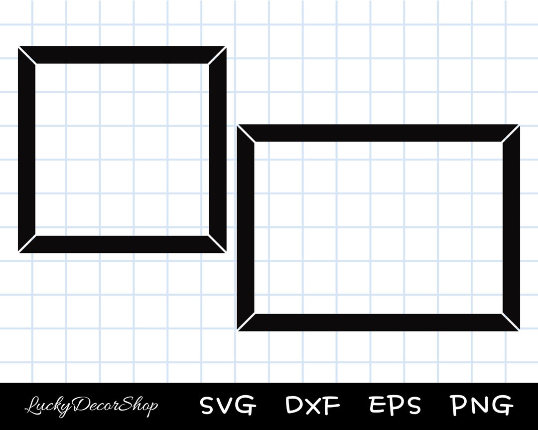 Rectangle Frames SVG, Square Frame SVG, Frames SVG, Cut Files ...