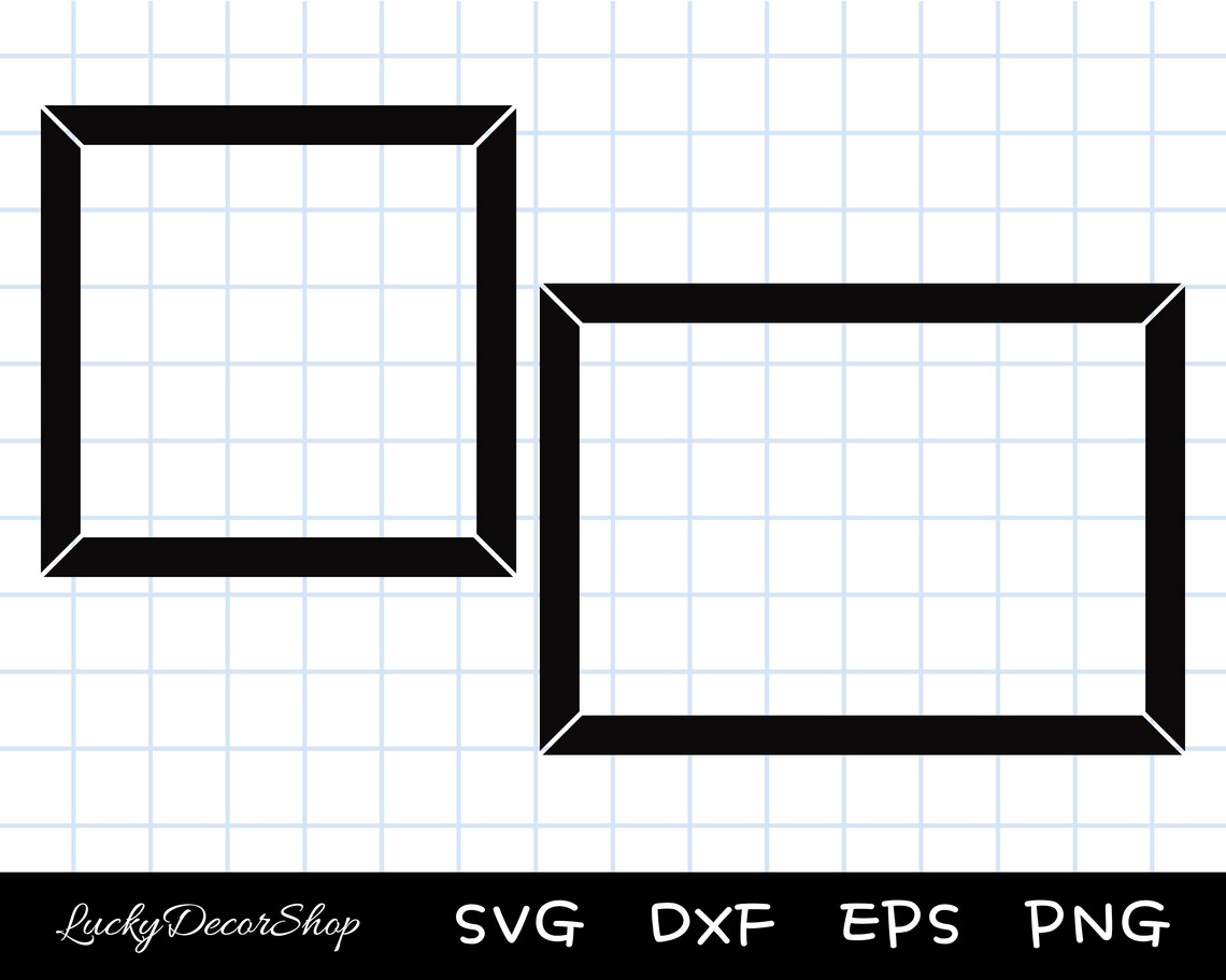 Rectangle Frames SVG Square Frame SVG Frames SVG Cut Files - Etsy