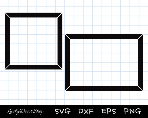 Rectangle Frames SVG Square Frame SVG Frames SVG Cut Files - Etsy