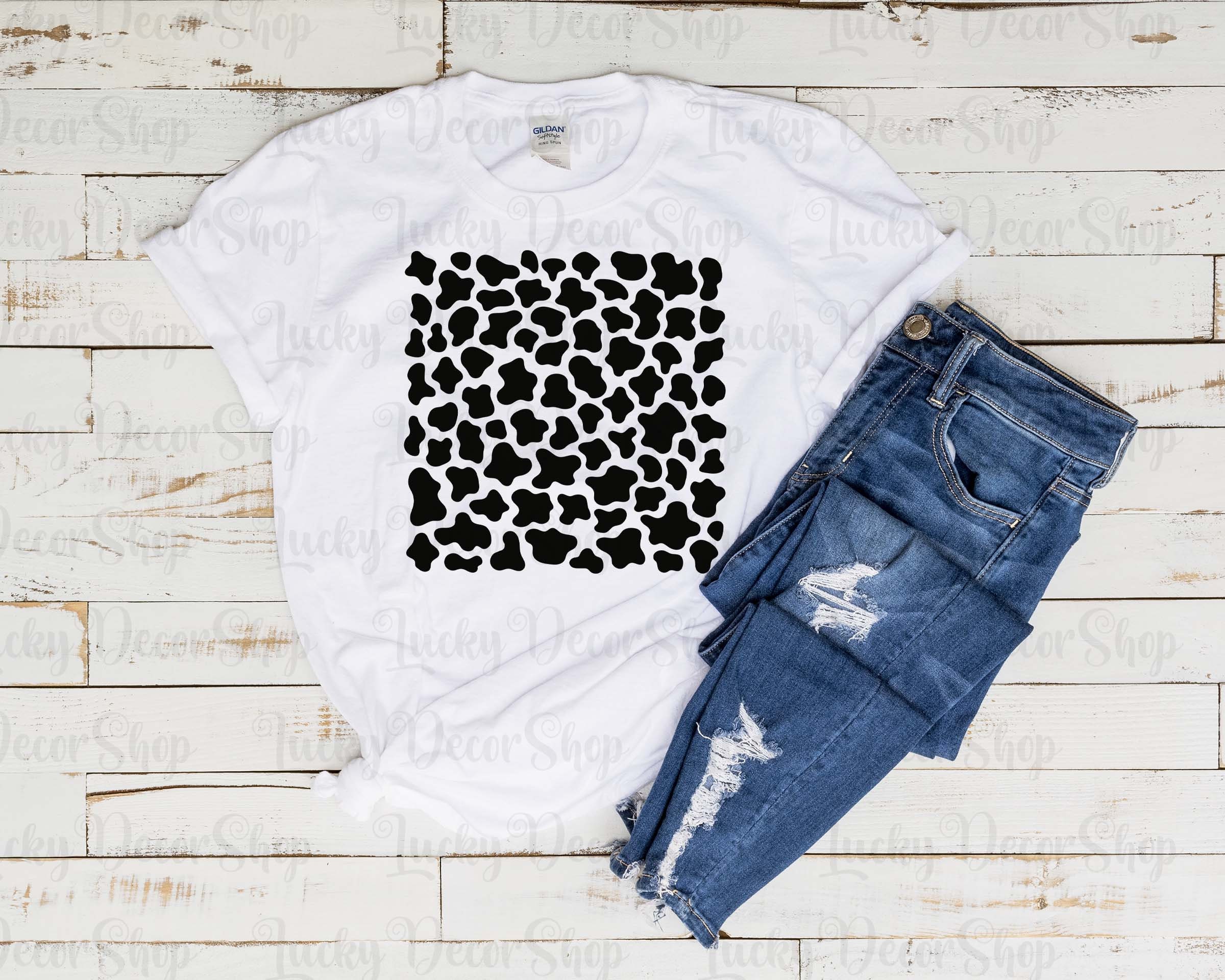 COW Pattern SVG COW Pattern Cut Files Silhouette Cricut - Etsy UK