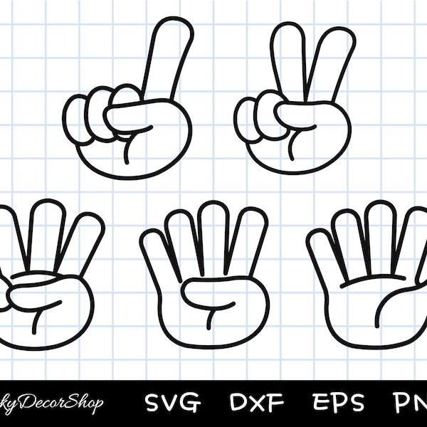 Middle Finger Dxf Files - Etsy
