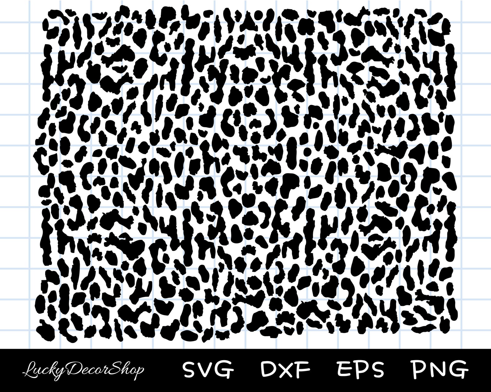 Leopard Svg Cheetah Svg Leopard Pattern Print SVG Animal - Etsy