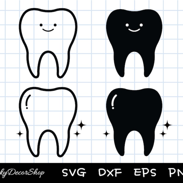 Tooth Svg - Etsy