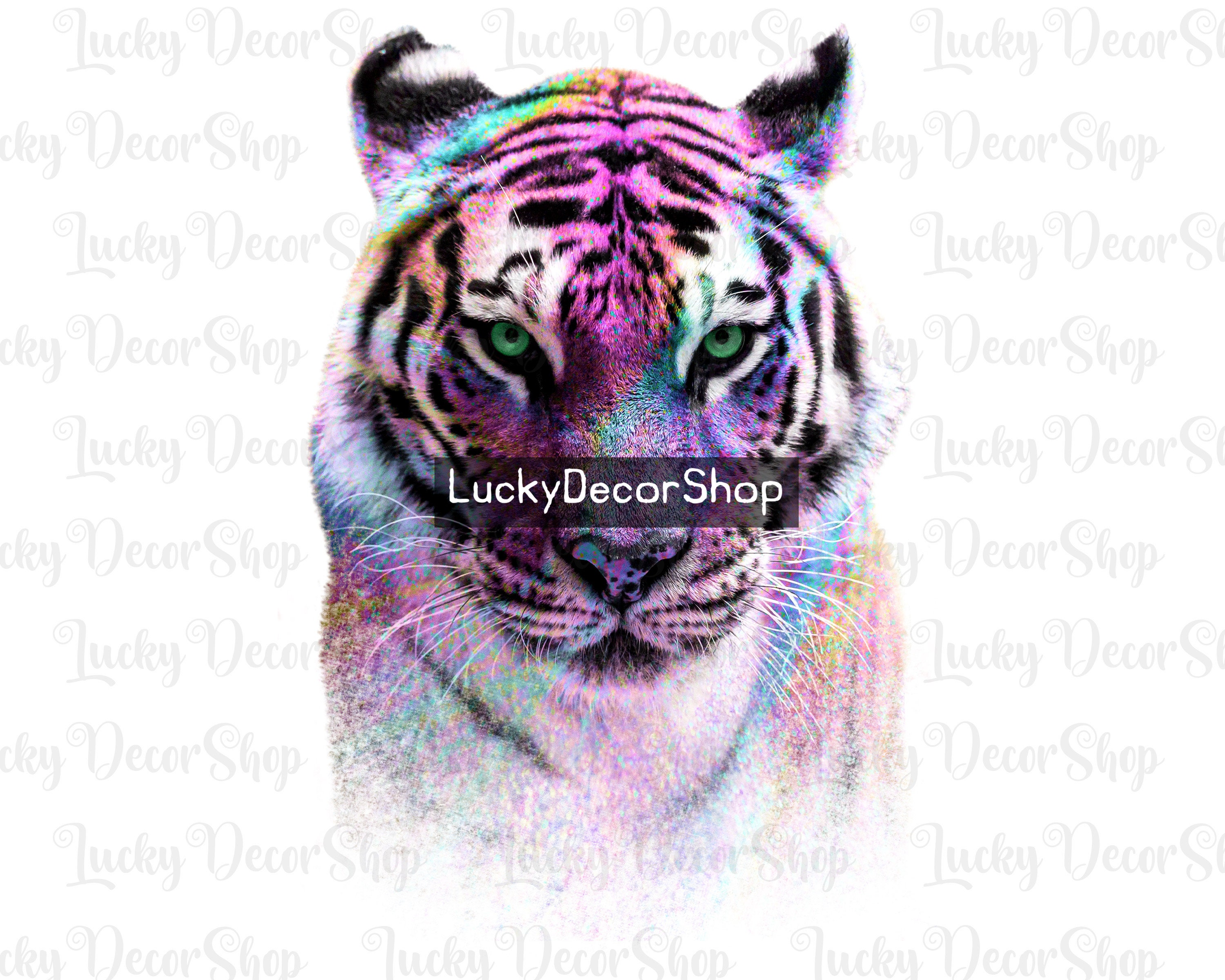 Tiger PNG Tiger Sublimation Rainbow Tiger Png Sublimation - Etsy