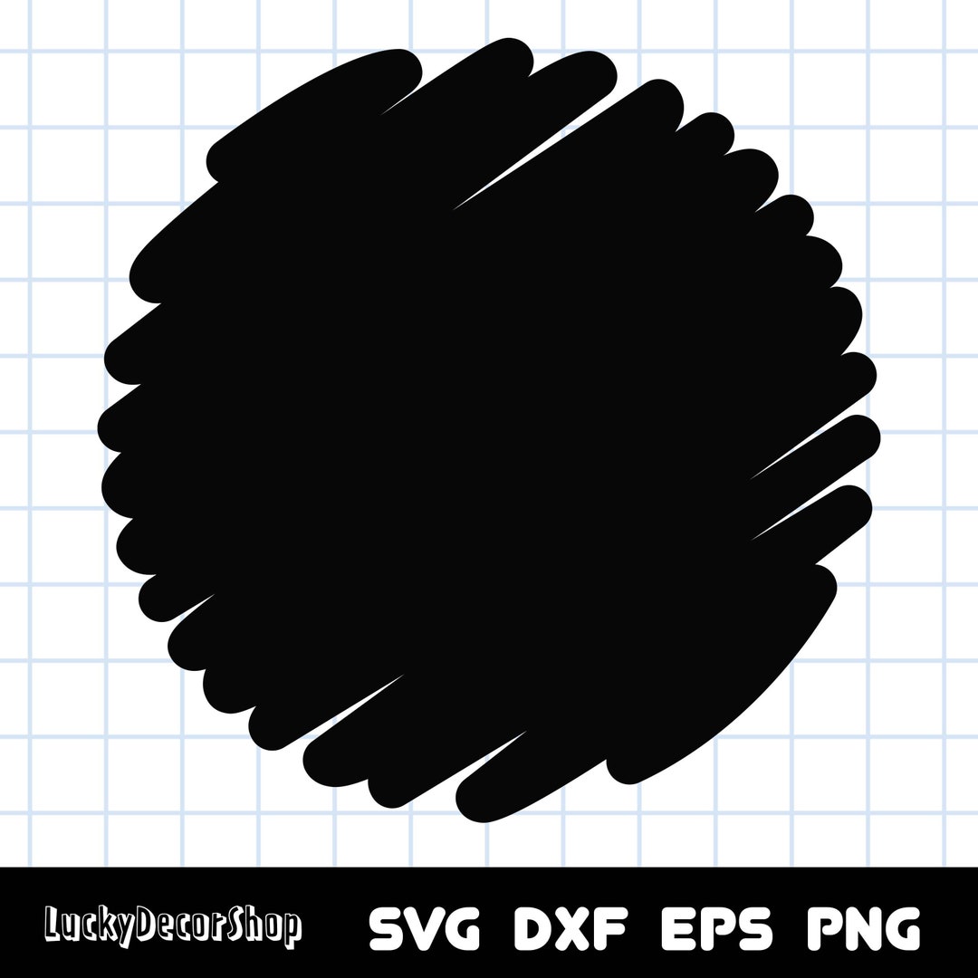 Brush Circle SVG: Paint Clipart, Cricut Cut File (digital Download) - Etsy