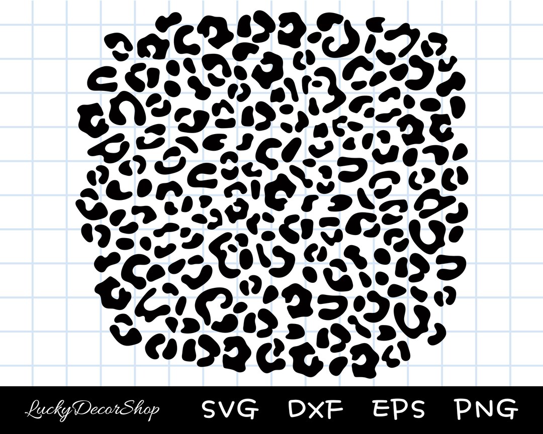 Leopard Pattern SVG, Animal Print Svg, Animal Svg, Cut File Leopard ...
