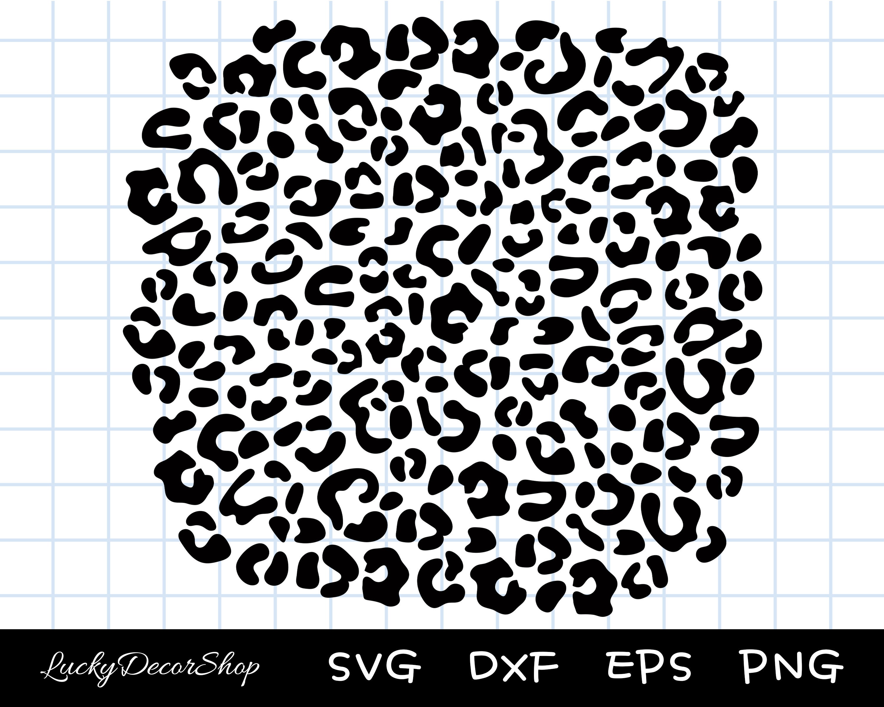 Leopard Pattern SVG Animal Print Svg Animal Svg Cut File - Etsy