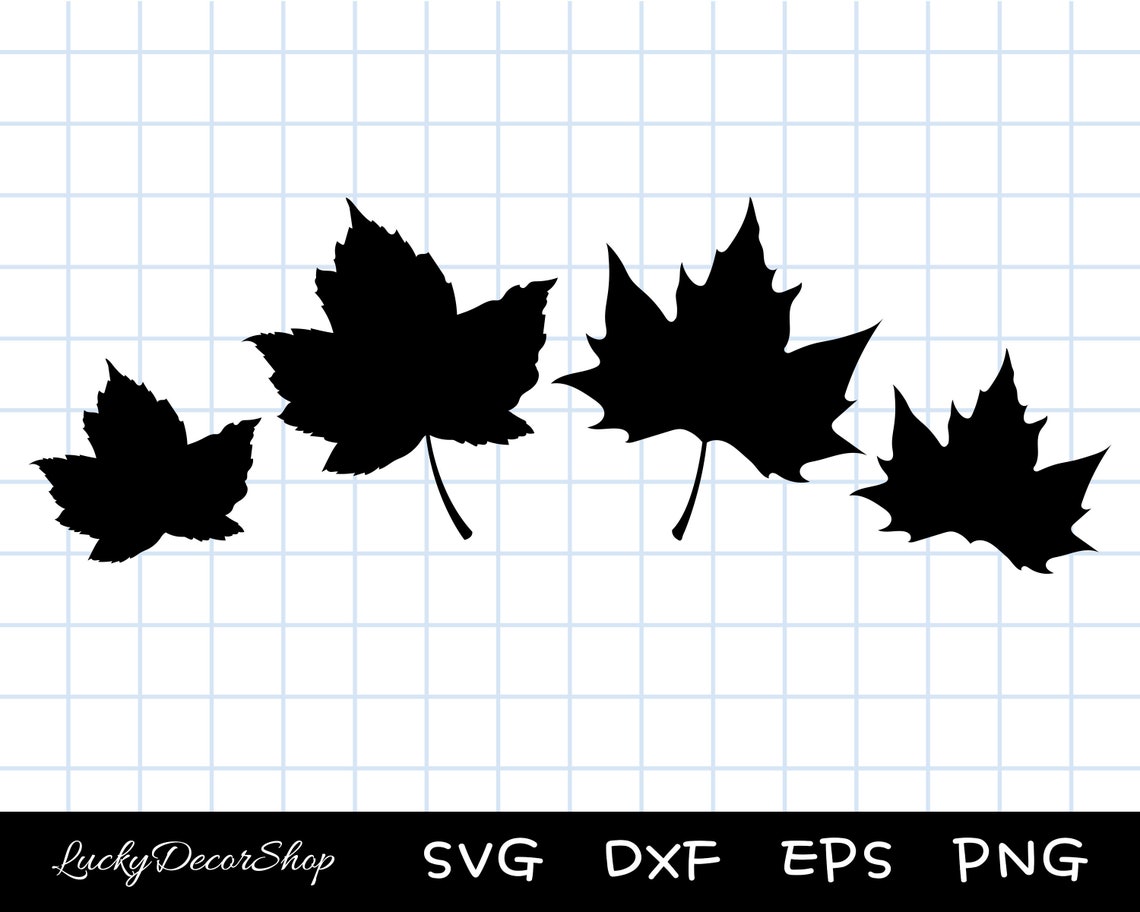 Fall Leaves SVG Fall Leaves SVG Cut Files Fall Clipart Fall | Etsy