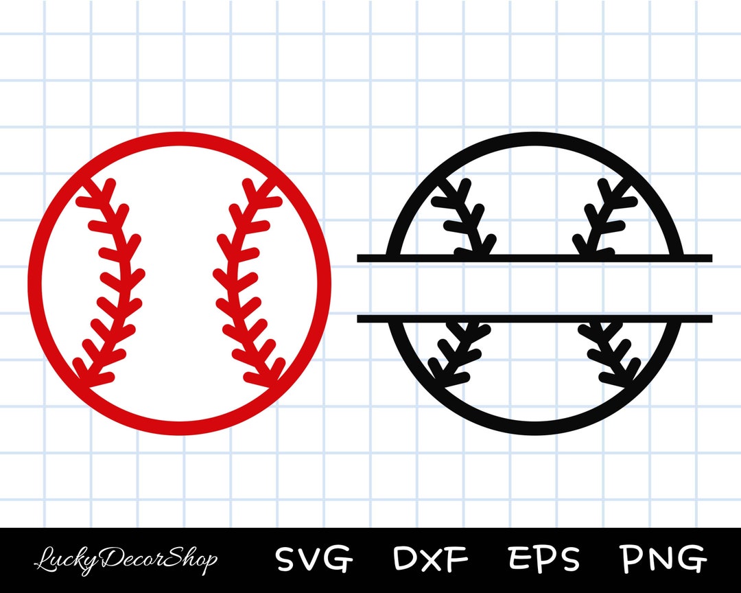 Baseball Svg, Baseball Monogram SVG, Cut File, Silhouette, Cricut, Svg ...