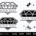 Diamond SVG, Diamond Cut Files, Diamond Clipart, Instant Download ...