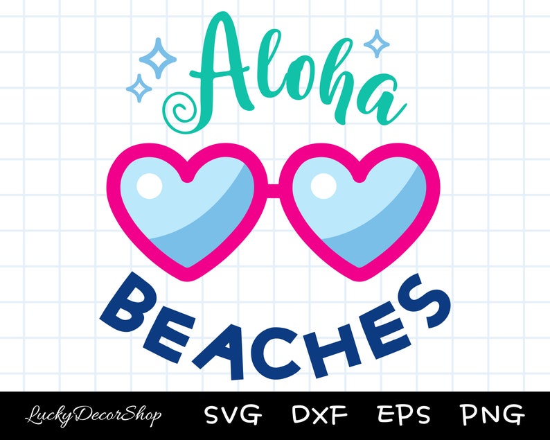 Aloha Beaches Svg Aloha Svg Hawaii Svg Summer Svg Cut - Etsy
