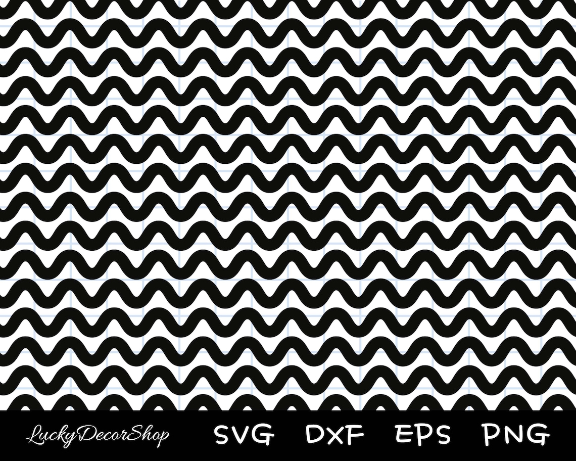 Wave SVG Wave Line Clipart Wave Pattern Svg Cut File | Etsy