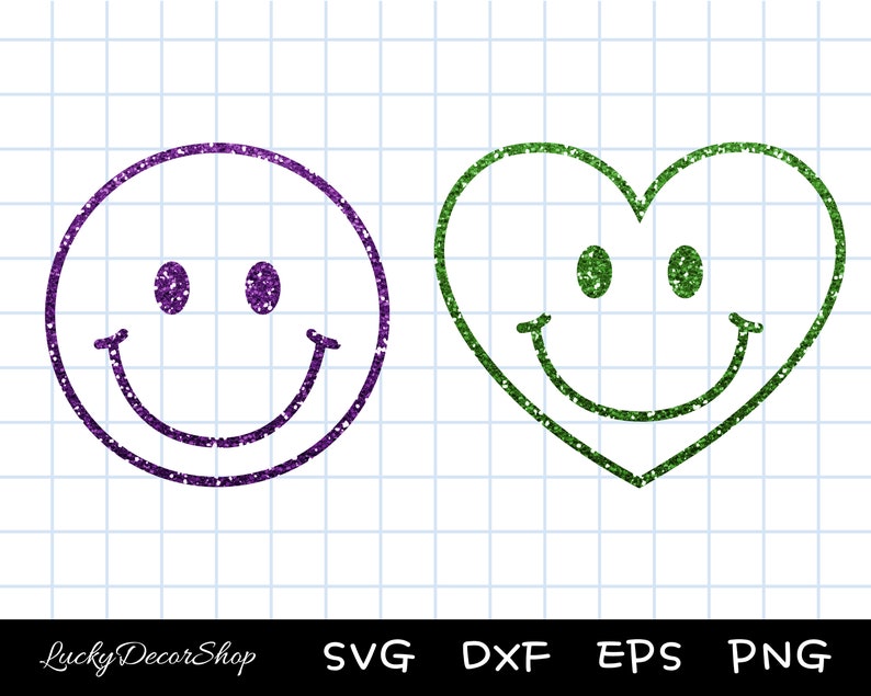 Smile Svg Happy Face SVG Smiley Face Clipart Happy Svg | Etsy