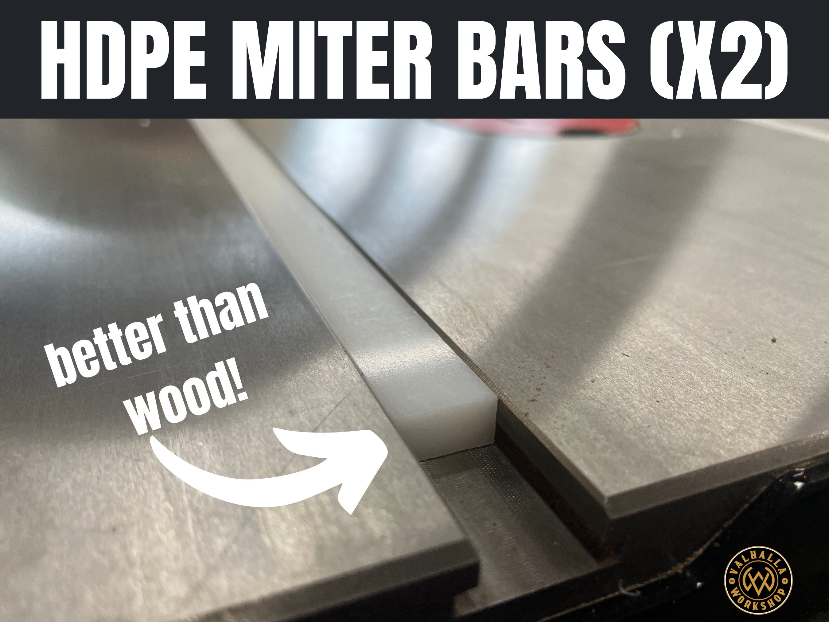 HDPE Miter Bars for Table Saw Sleds Jigs Router Table - Etsy