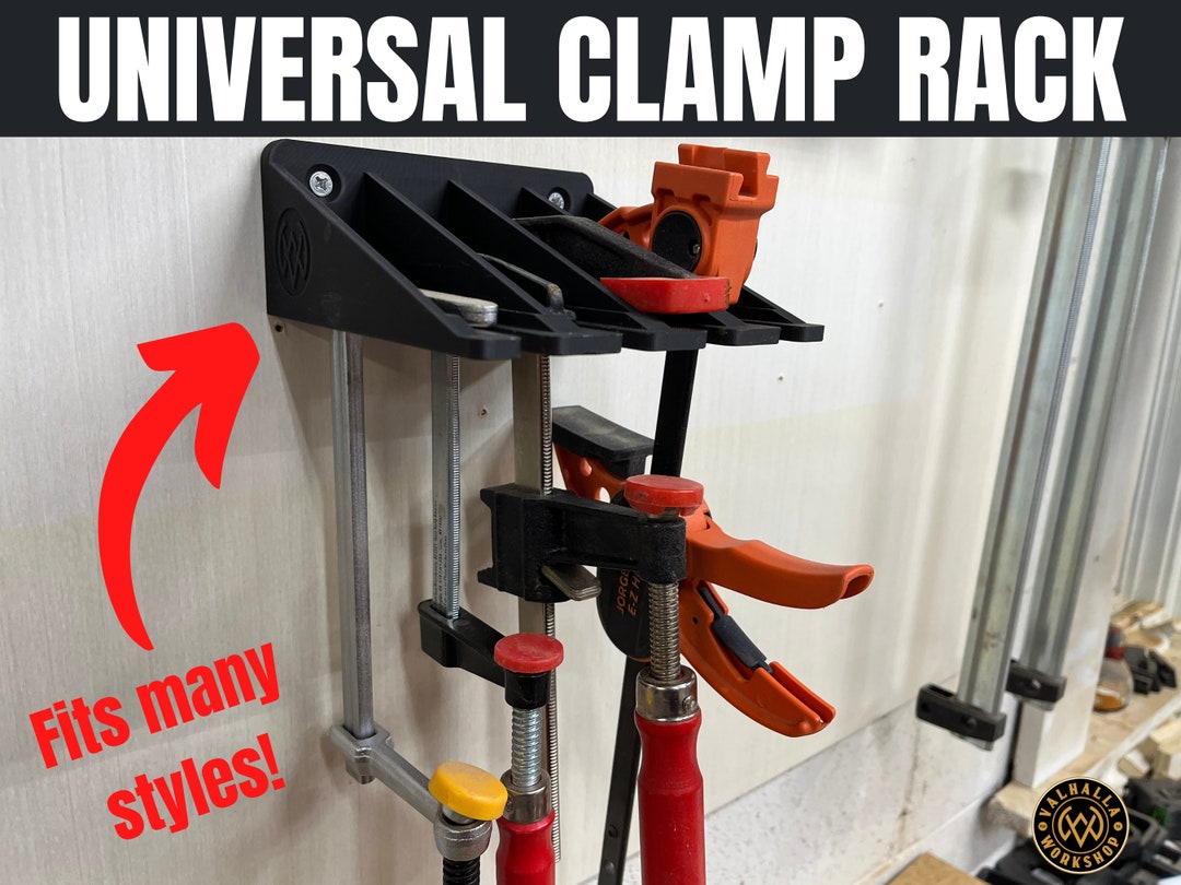 Universal Clamp Rack and Holder | Fits Multiple Styles | Tool Storage ...