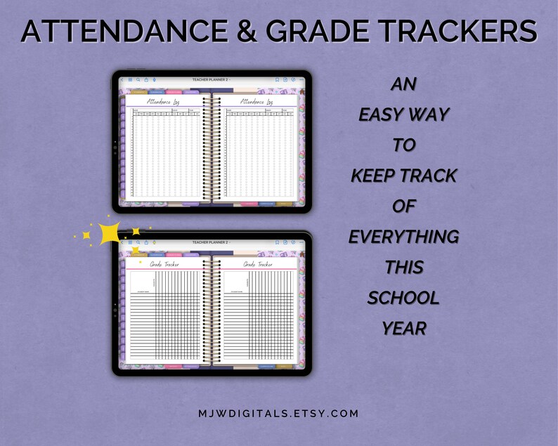 Teacher, Digital Planner for Teachers, 2023-24 School Year, Lesson ...