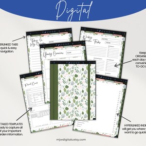 Digital Garden Planner, Goodnotes Garden Journal (PDF Download) - Etsy