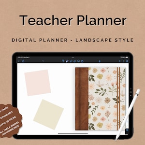 Teacher Planner, Digital Planner, Teacher Planner Goodnotes, Teacher ...