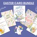 Printable Easter Card Bundle, Floral 5x7 Greeting (digital Download) - Etsy