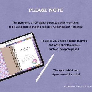 Teacher, Digital Planner for Teachers, 2023-24 School Year, Lesson ...