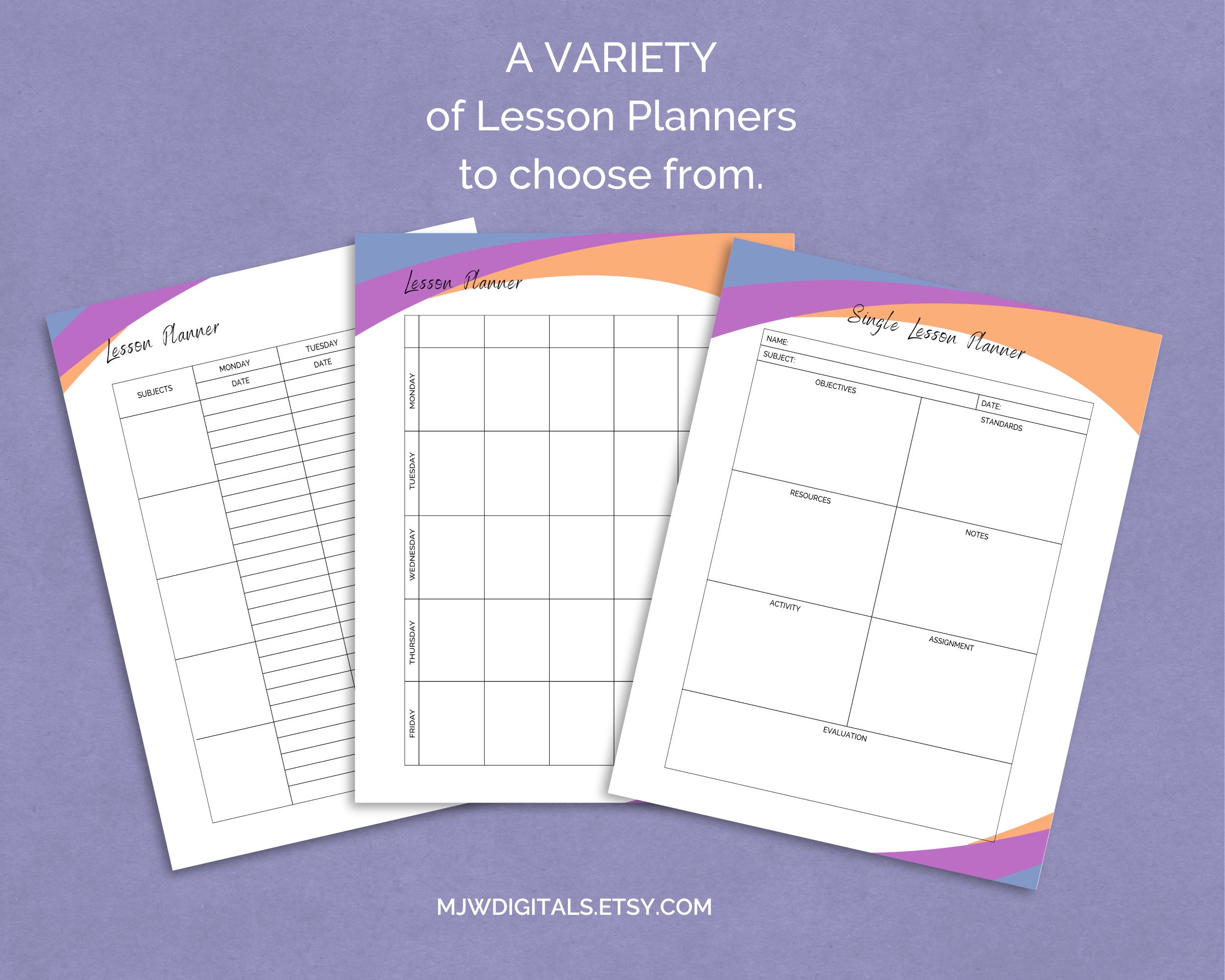 Teacher Planner 2023-24, Printable Planner, Lesson Planner, Academic ...
