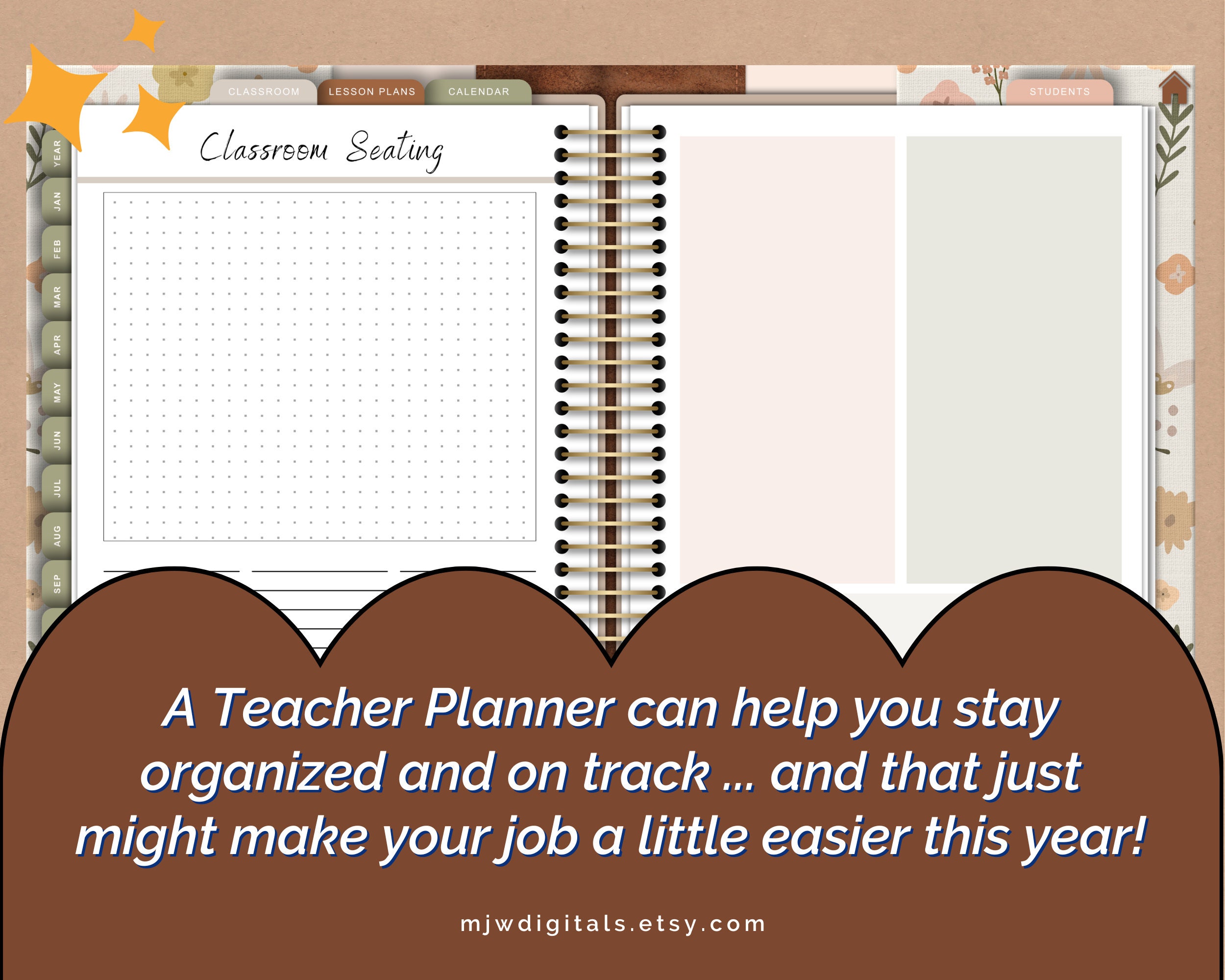 Teacher Planner, Digital Planner, Teacher Planner Goodnotes, Teacher ...