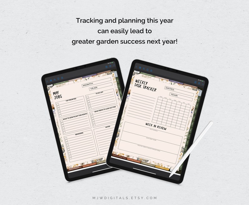 Garden Planner Gardening Journal Gardener Notebook Garden - Etsy