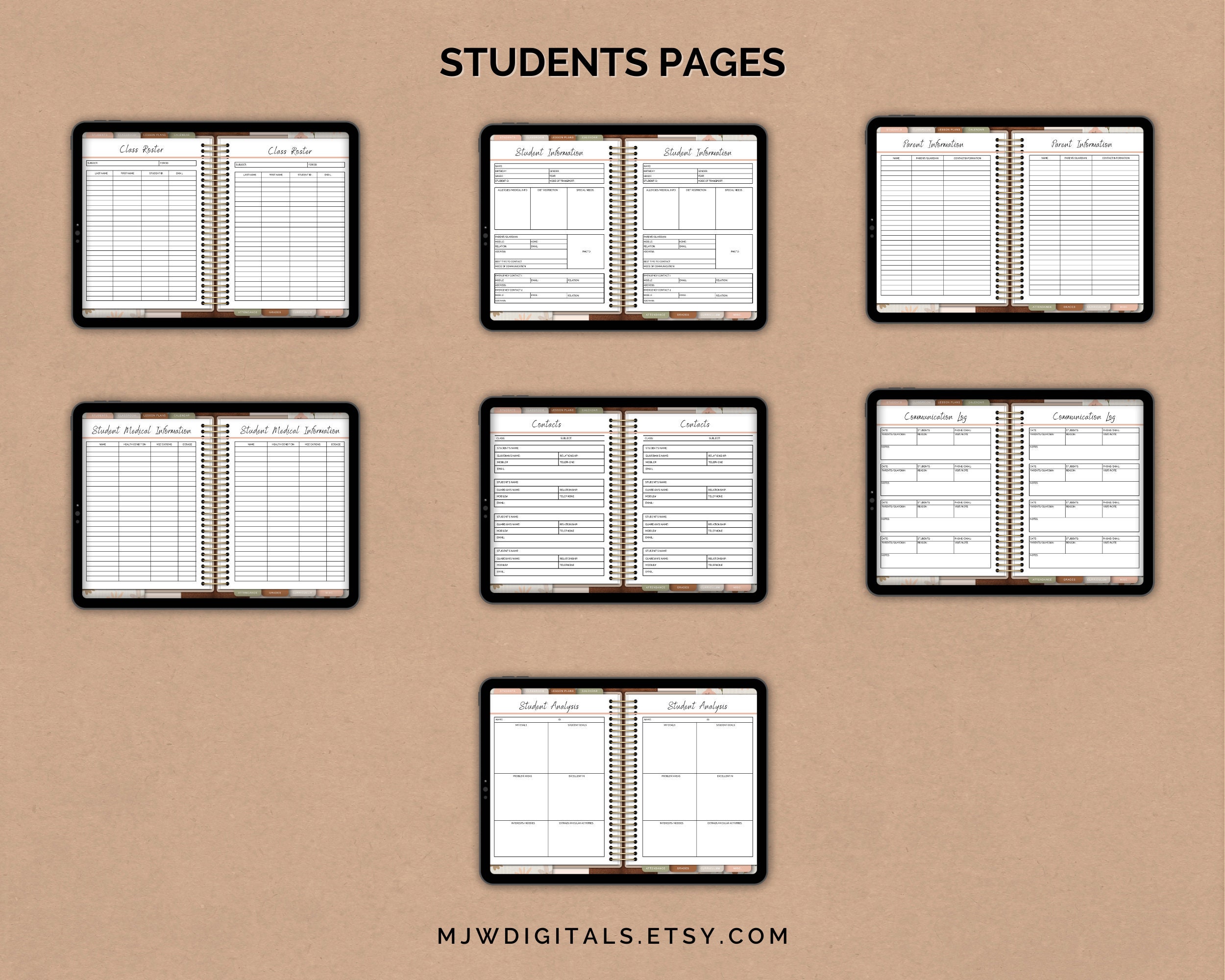 Teacher Planner, Digital Planner, Teacher Planner Goodnotes, Teacher ...