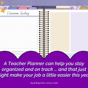 Teacher, Digital Planner for Teachers, 2023-24 School Year, Lesson ...
