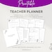 Teacher Planner, Printable Planner, Undated, Lesson Planners, Classroom ...