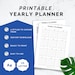Printable Planner, Yearly Planner, Printable Planner Pages, Printable ...