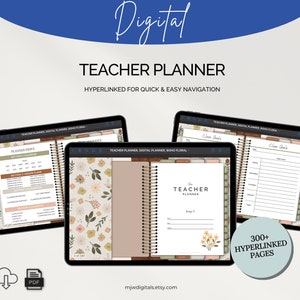Teacher Planner, Digital Planner, Teacher Planner Goodnotes, Teacher ...
