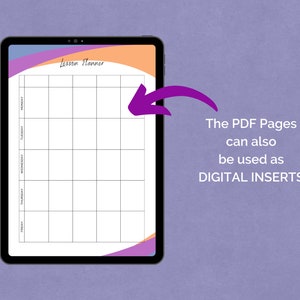 Teacher Planner 2023-24, Printable Planner, Lesson Planner, Academic ...