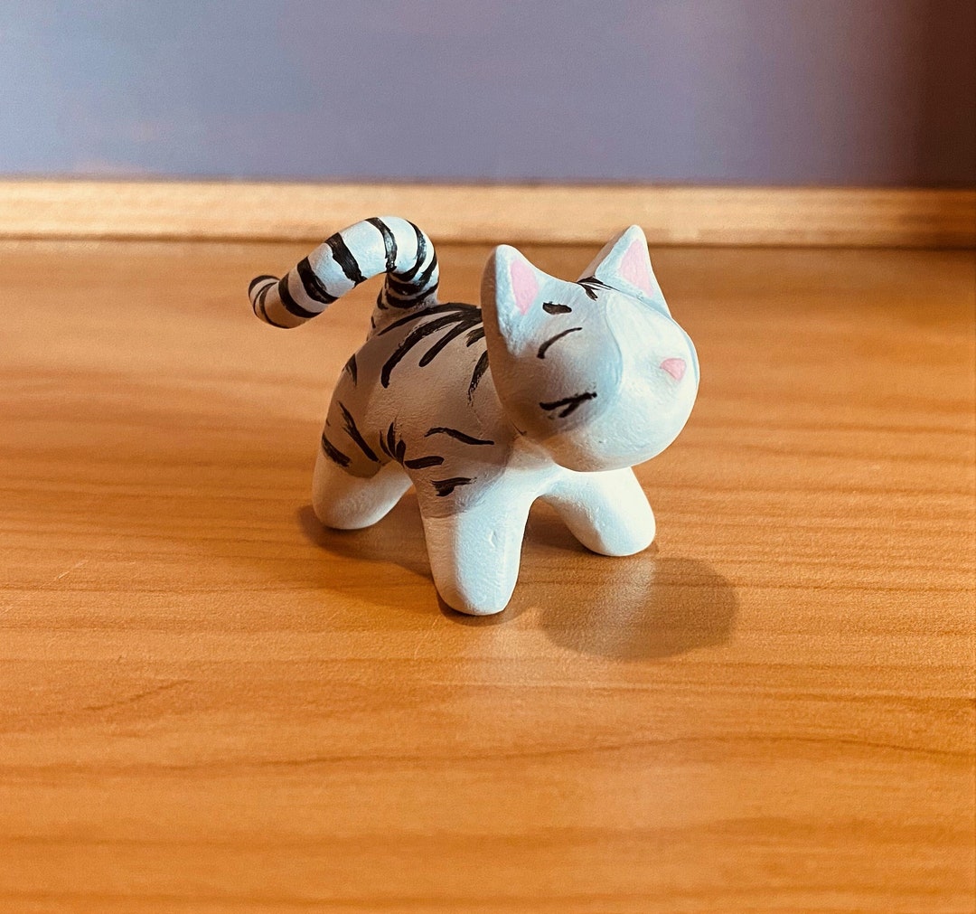 Polymer Clay Cat - Etsy