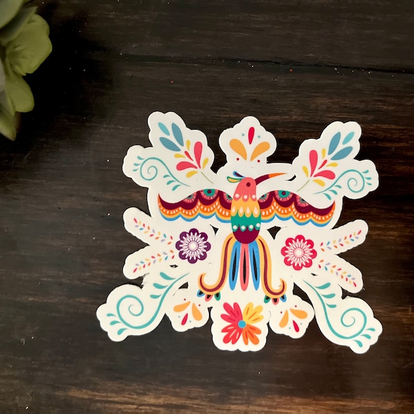 Otomi Bird Mexican Stickers - Etsy