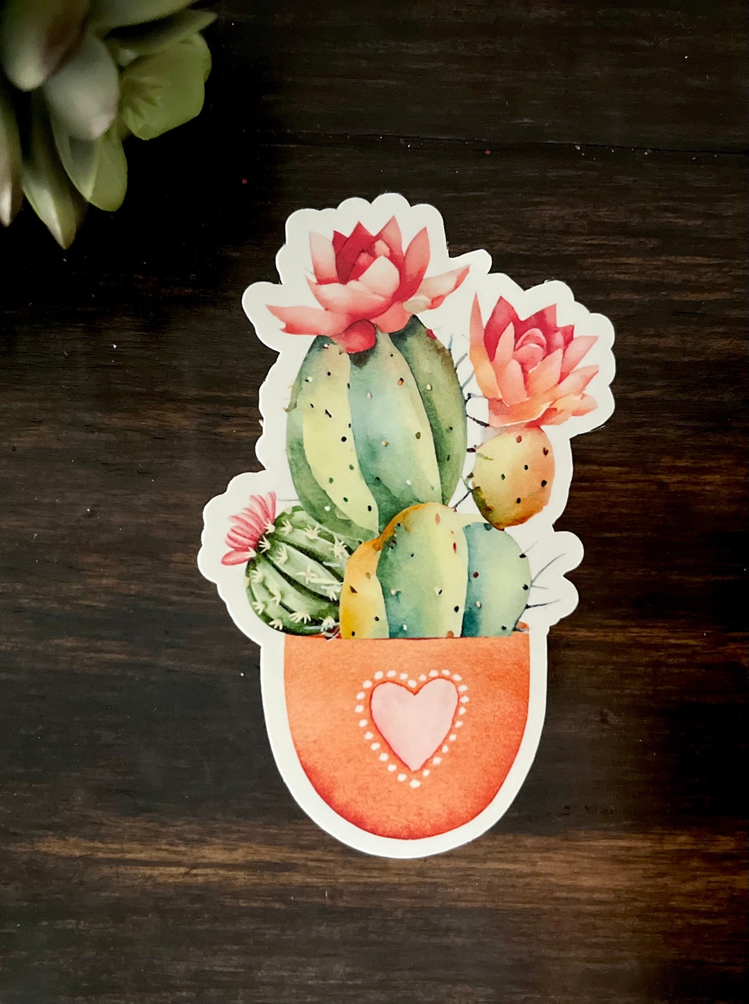 Cactus/nopal Sticker - Etsy
